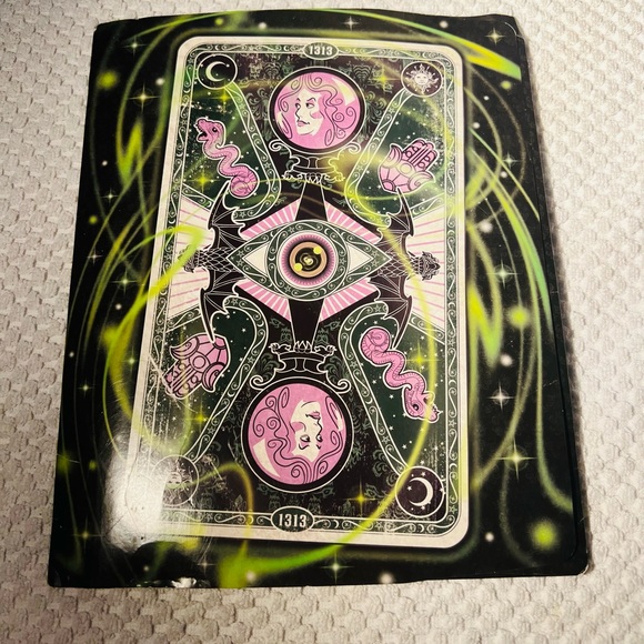 Other | Disney Haunted Mansion Decorative Folder With Creepy Girl ...